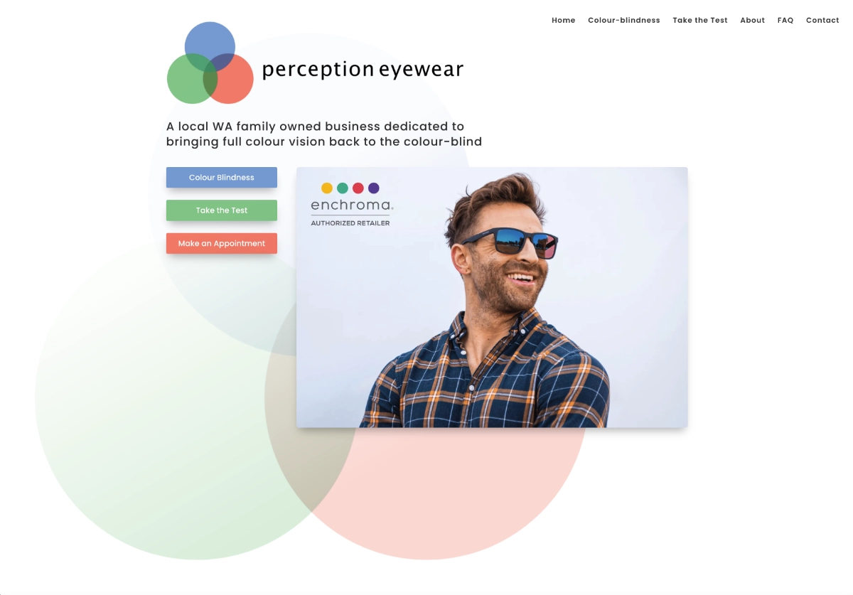 Perception Eyewear - Enhancing colour for the colour-blind